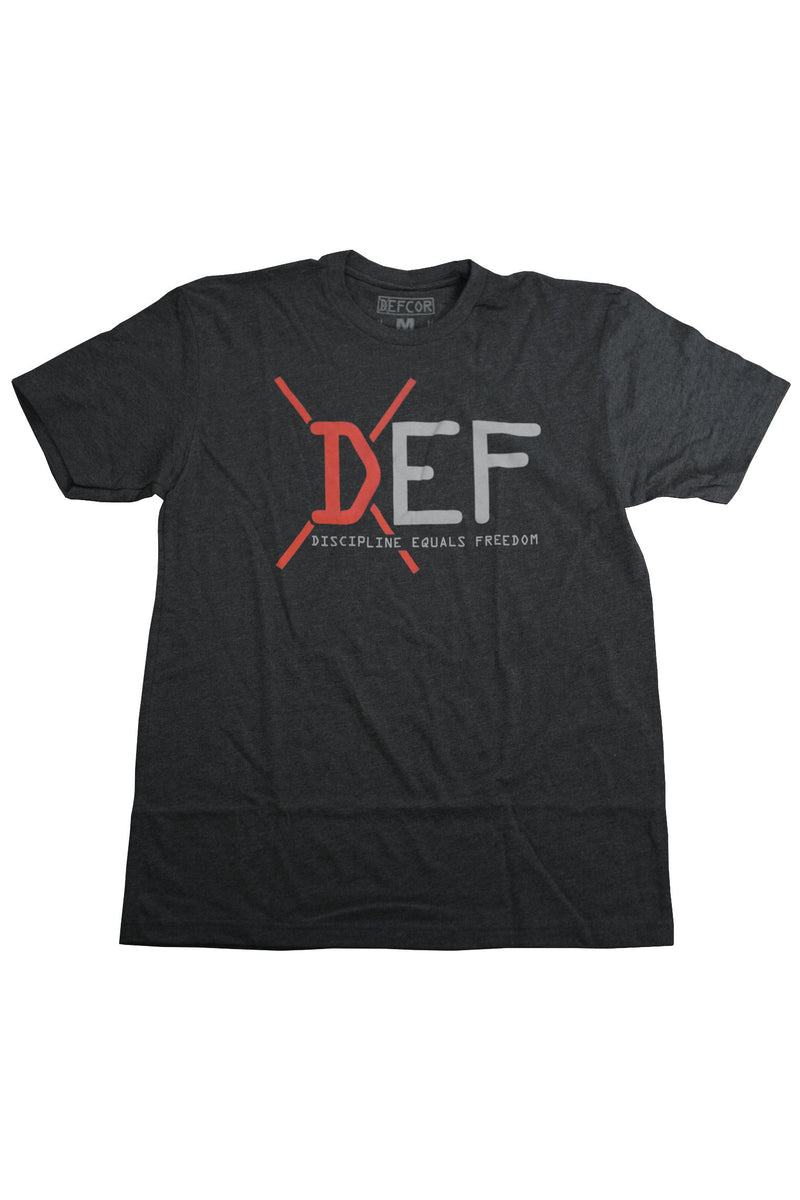 DEF X TEE SHIRT (charcoal or grey) – IWA Active